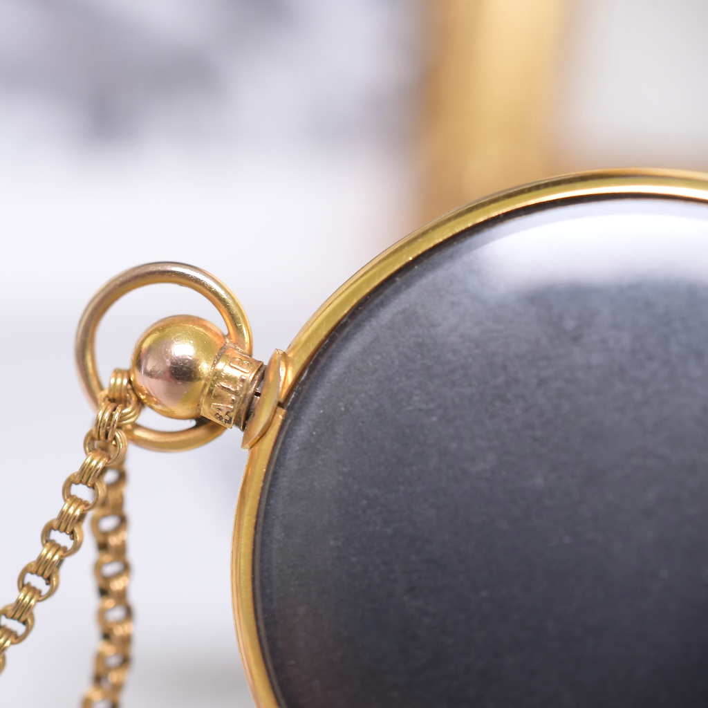 Antique Australian 9ct Rose Gold Double Sided Photo Locket By August L ...