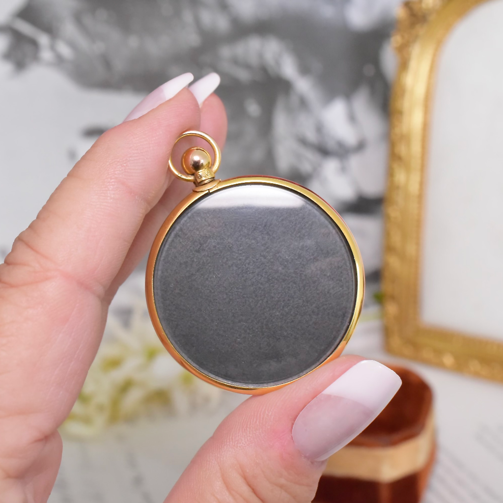 Antique Australian 9ct Rose Gold Double Sided Photo Locket By August L ...