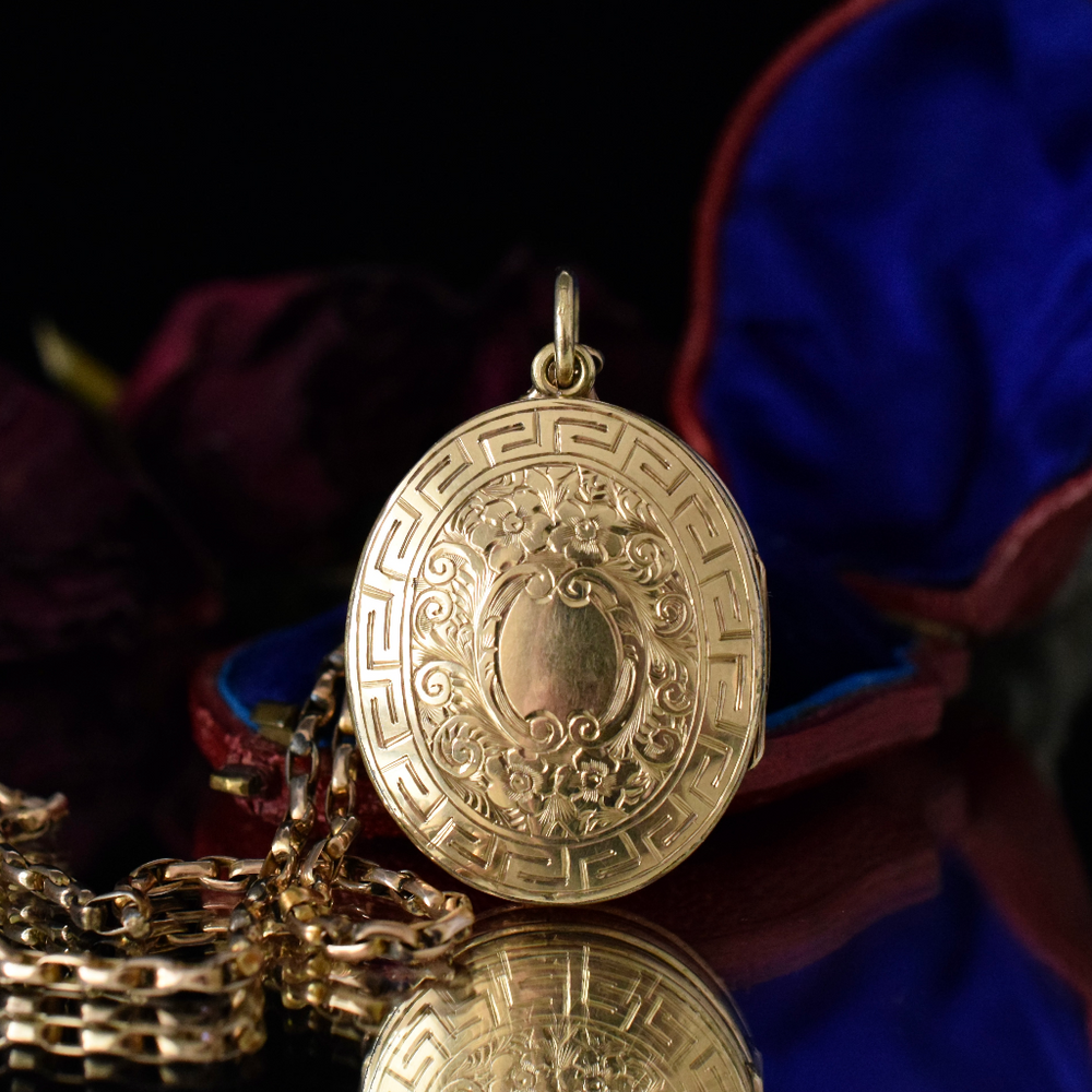 Antique Victorian ‘Gold Filled’ Folding Locket Circa 1880