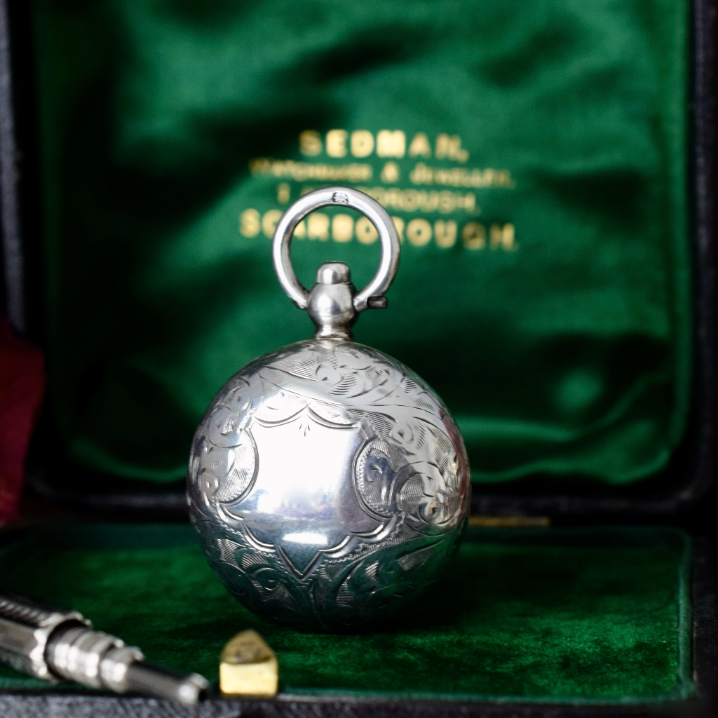 Antique Sterling Silver Sovereign Case By Samuel M Levi - Birmingham 1